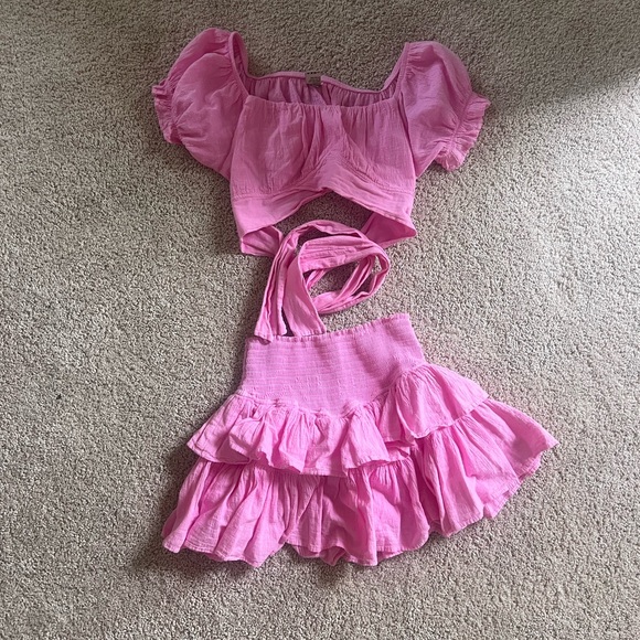 Blanco By Nature | Dresses | Blanco By Nature Pink Lola Set | Poshmark